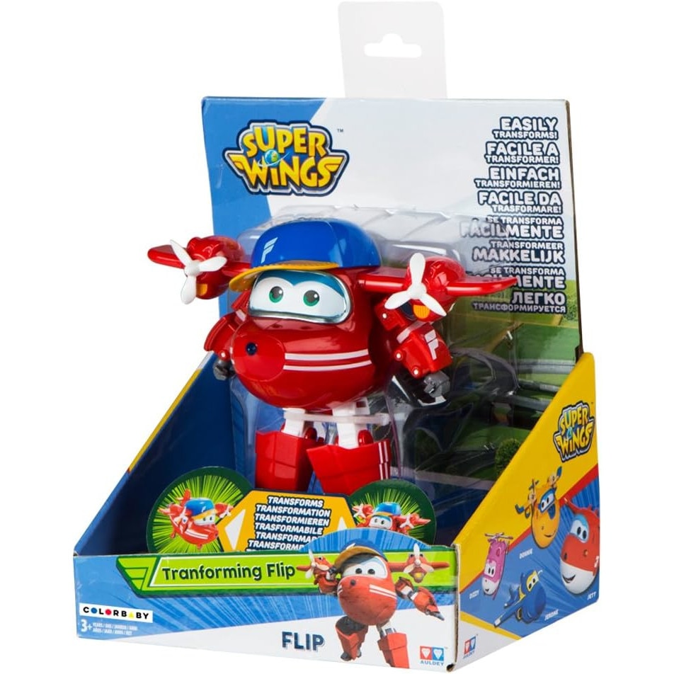 Avion transformabil, Super Wings, Flip 12.5CM - eMAG.ro