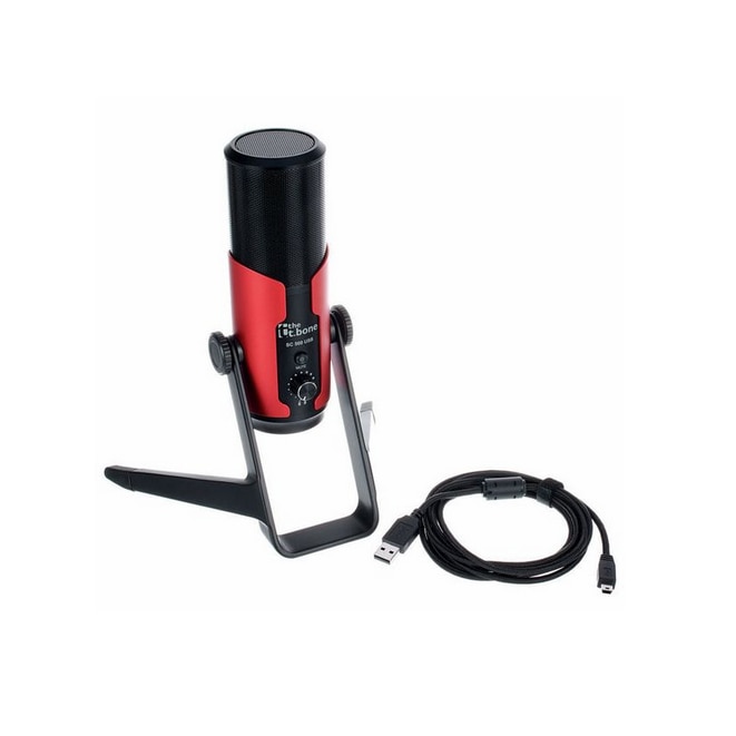 Студиен кондензаторен микрофон с USB интерфейс, t.bone SC 500 USB - eMAG.bg