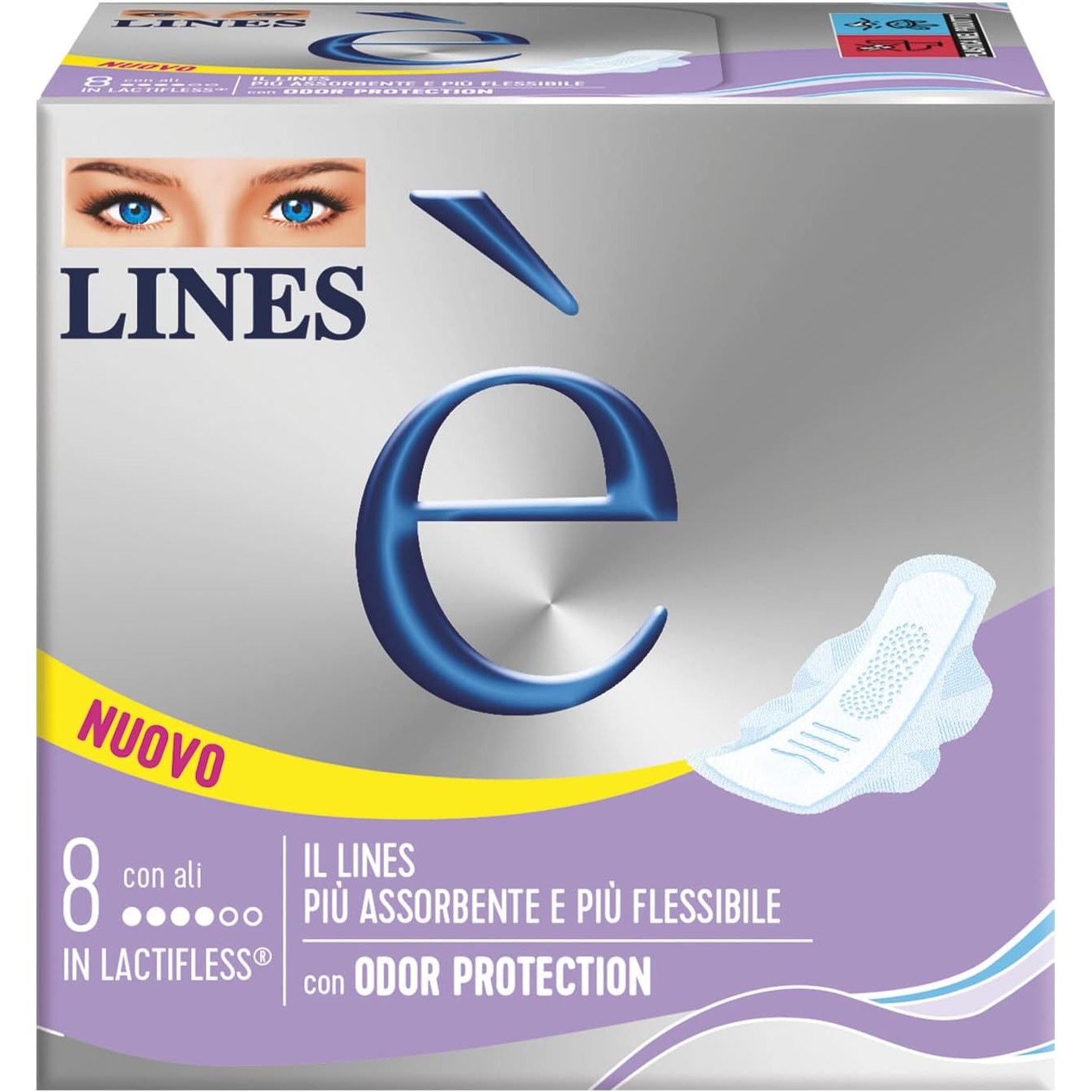 Absorbante Lines Lactifless, 8 buc - eMAG.ro