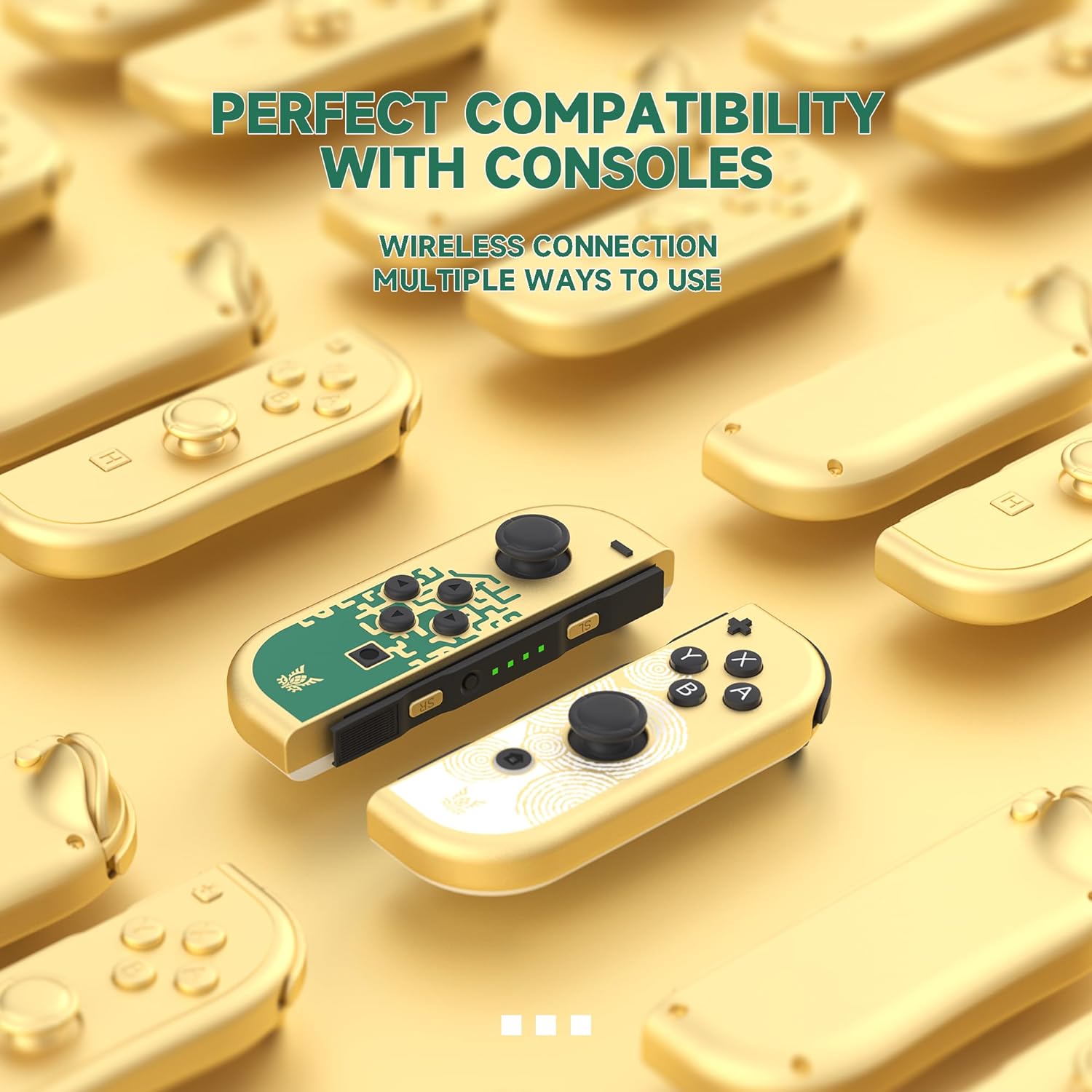Set 2 controlere, Compatibile cu Nintendo Switch, Multicolor - eMAG.ro