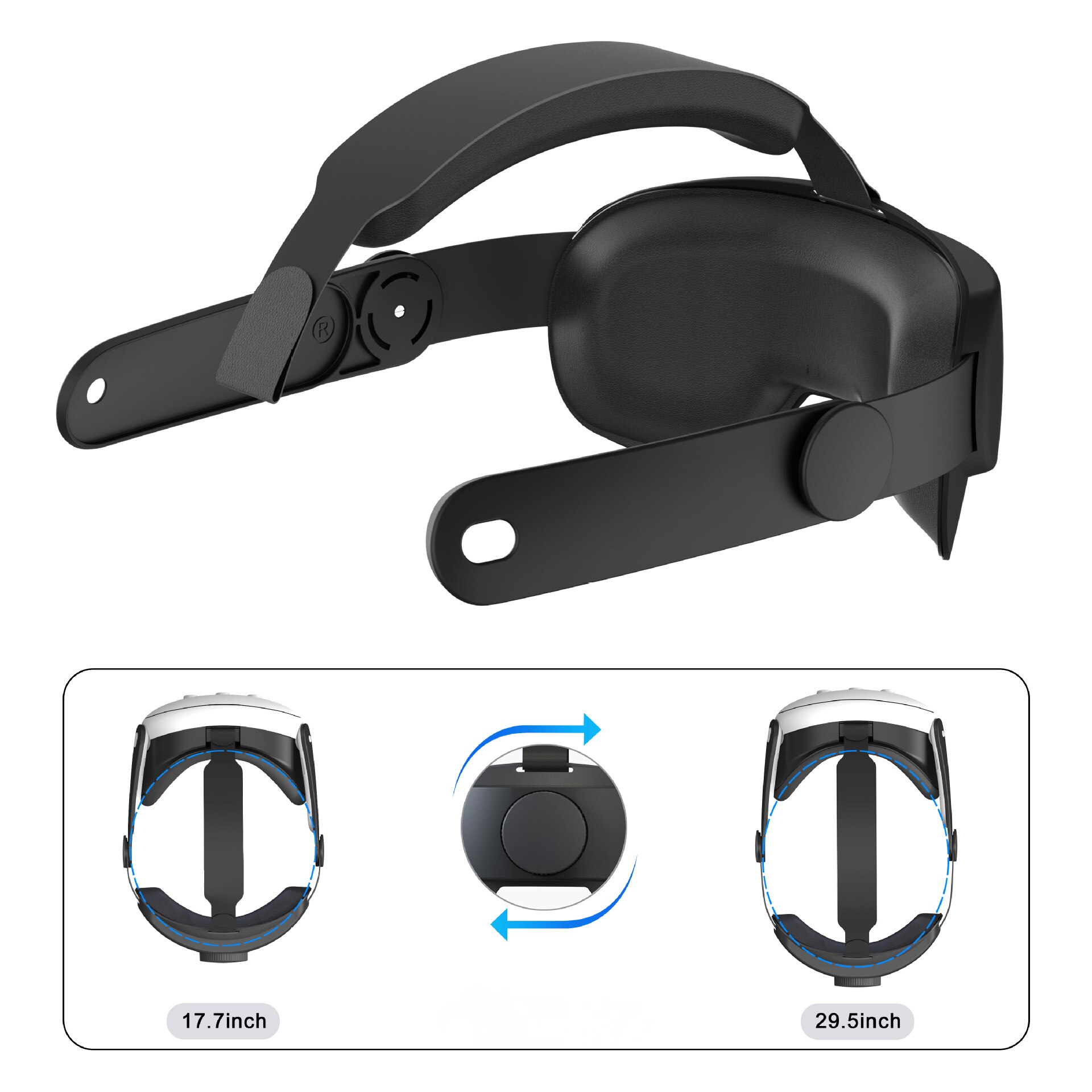 Accesoriu de cap pentru ochelari VR, Compatibil cu Meta/Oculus Quest 3 ...