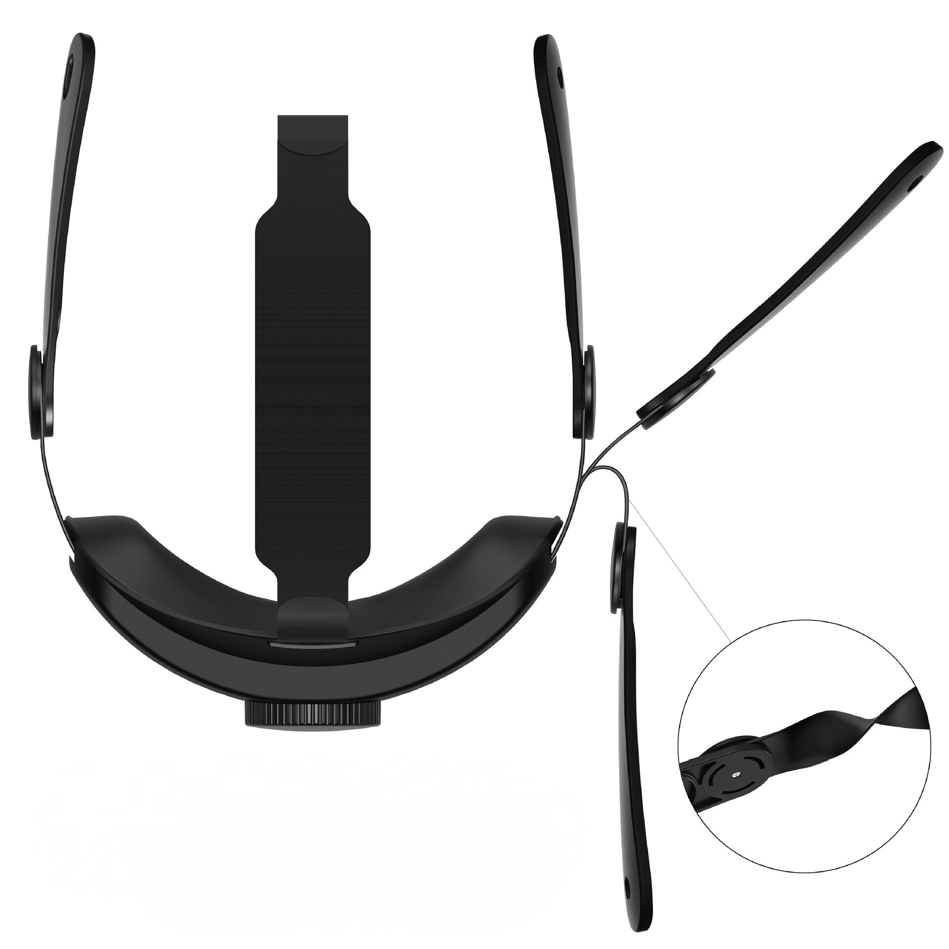 Accesoriu de cap pentru ochelari VR, Compatibil cu Meta/Oculus Quest 3 ...