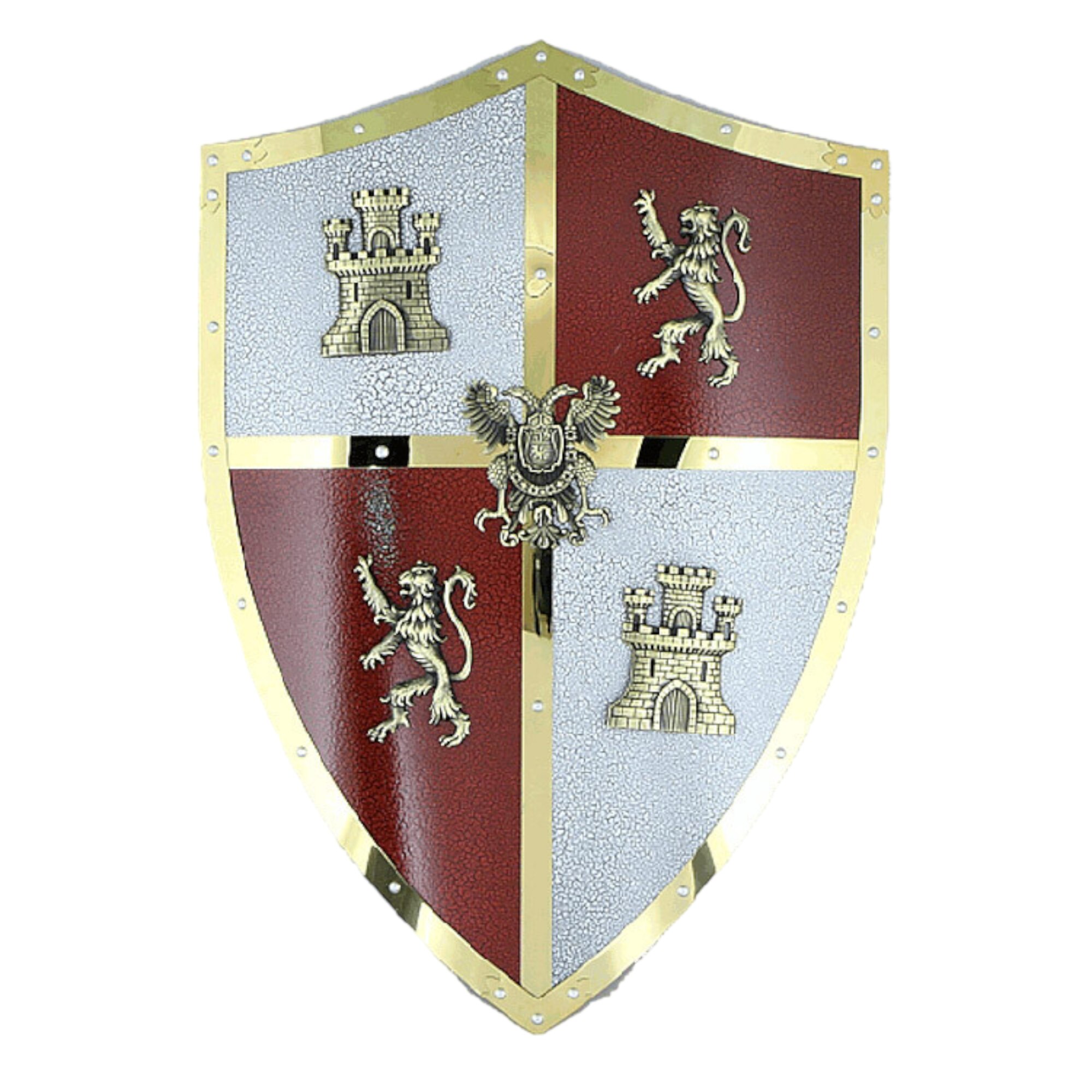 Scut de cavaler al Cidului de Valoare, Decor perete, Otel Carbon, 69x46 ...