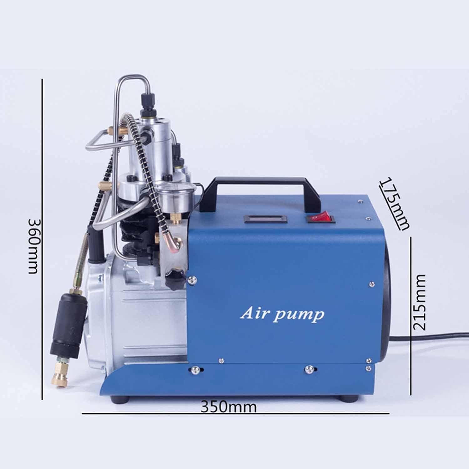 Compresor de aer, 220V, 1800W, 4500Psi, 2800rpm, 50L/min, Albastru ...