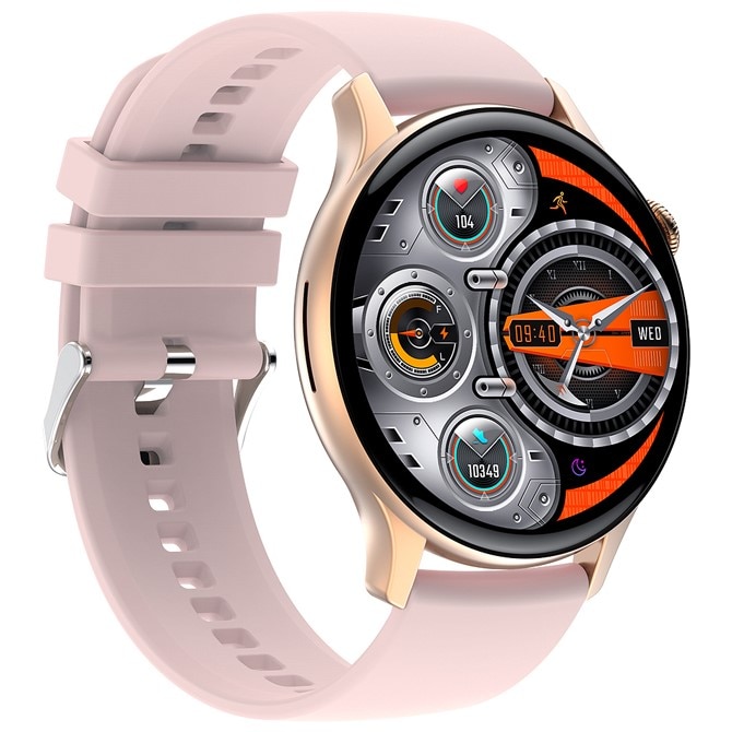 Ceas SmartWatch SOLTOY™ Honey, Ecran AMOLED HD 1.43", Notificari Retele ...