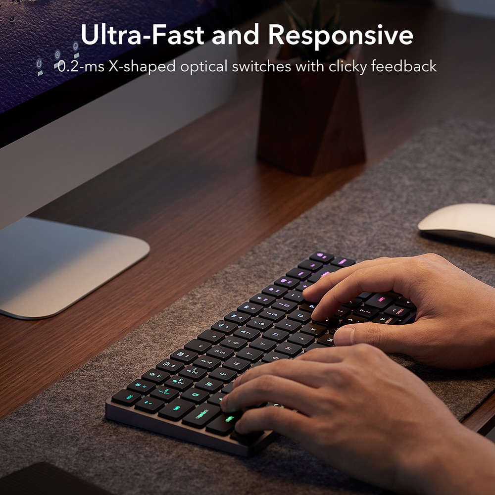 Клавиатура ESR Premium Keyboard Velocity (US/6B013) Wireless Mechanical ...