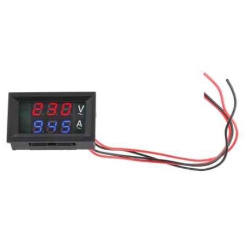 Ampermetru si voltmetru, Benetech, AC 100A, 48 x 29 x 22 mm, Negru ...