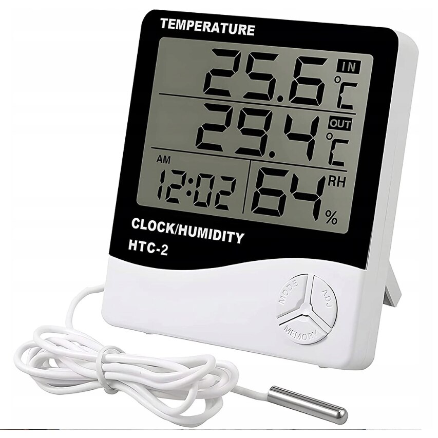 Termohigrometru cu sonda, Benetech, Alb - eMAG.ro