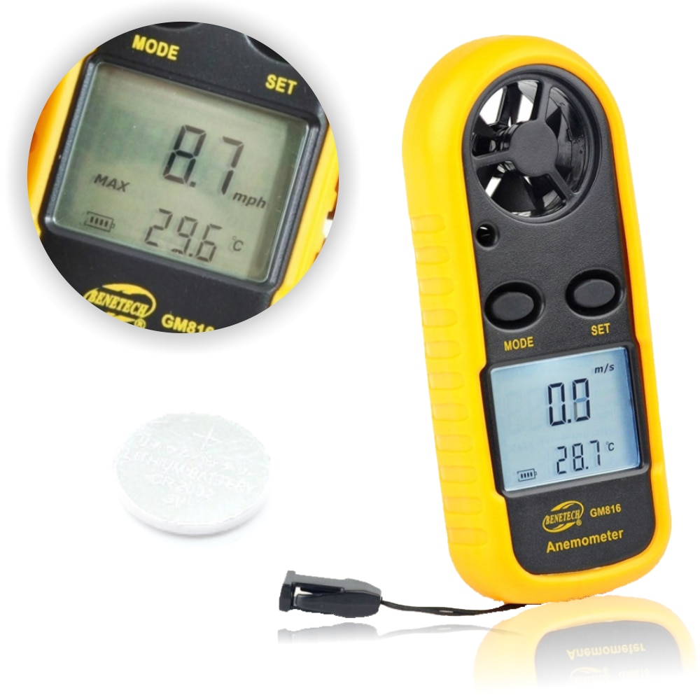 Anemometru, Benetech, Multicolor - eMAG.ro