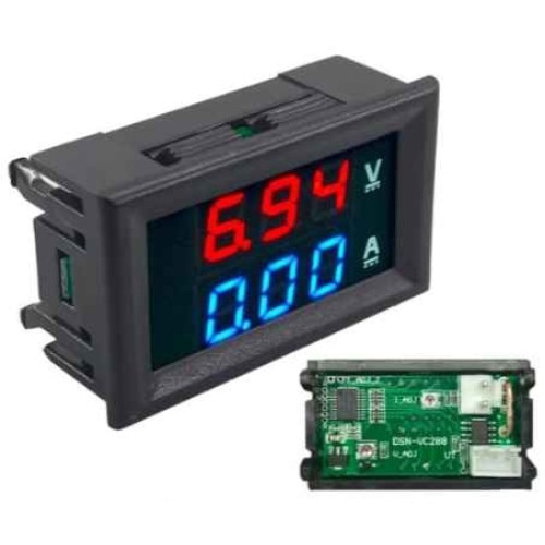 Ampermetru si voltmetru, Benetech, DC 100A, Negru - eMAG.ro