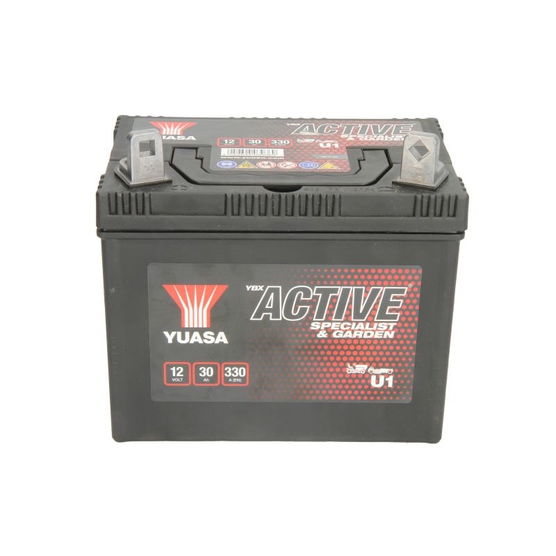 Acumulator masina de tuns iarba, YUASA 12V 30Ah 330A L+, 194x126x183mm ...