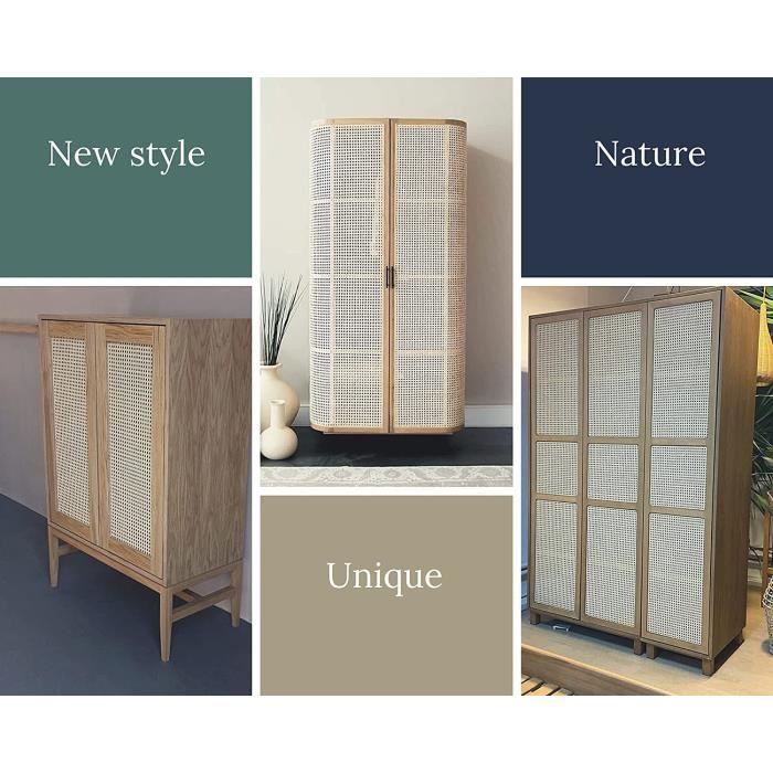 Rola decorativa, Ratan, 50x60cm, Maro - eMAG.ro