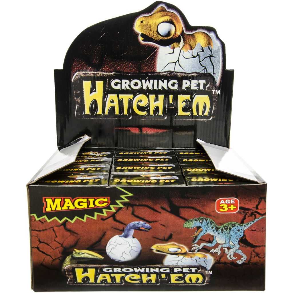 Jucarie Ou Dinozaur care eclozeaza si creste in apa, LG Imports, Alb ...