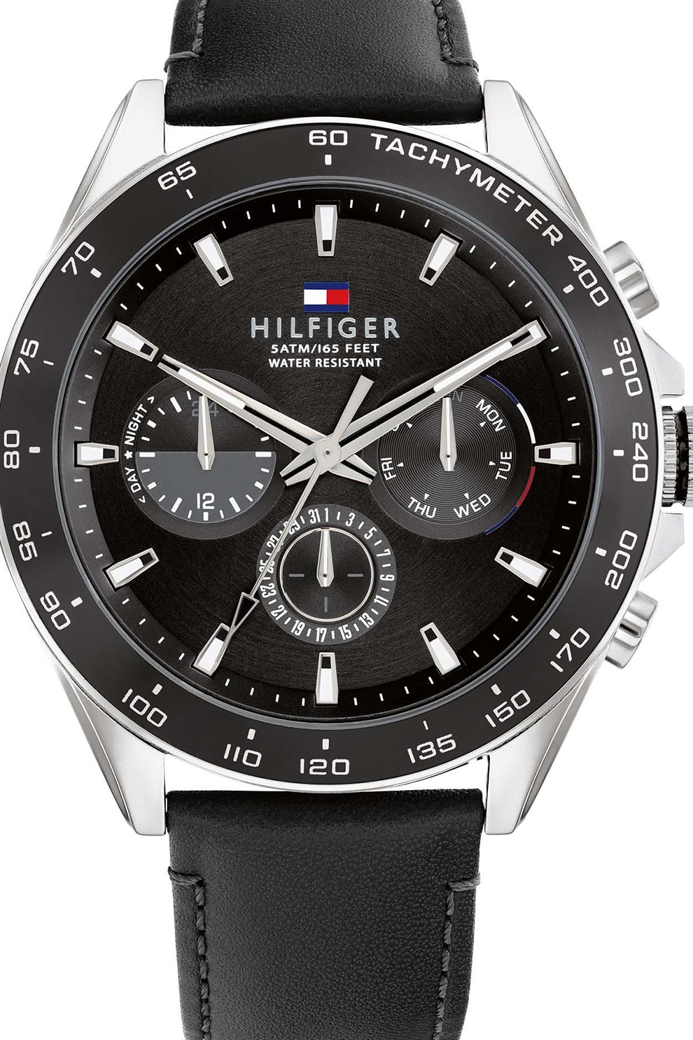 Tommy Hilfiger, Ceas cronograf de otel inoxidabil, Negru - eMAG.ro