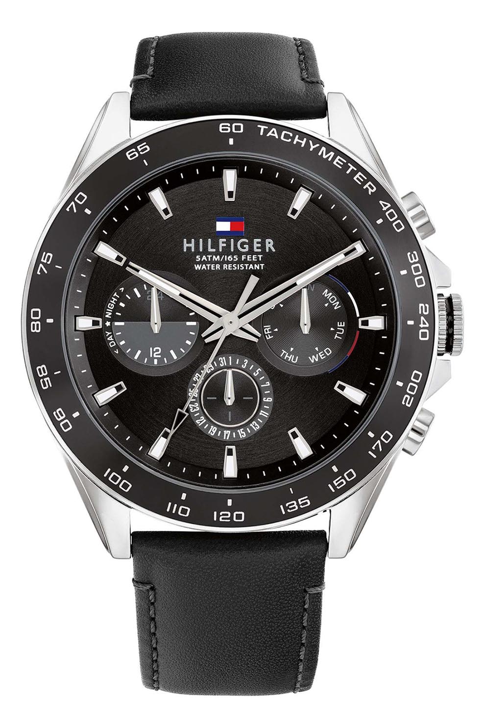 Tommy Hilfiger, Ceas cronograf de otel inoxidabil, Negru - eMAG.ro