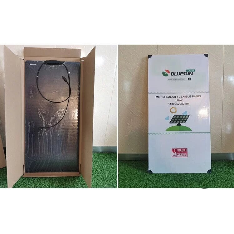 Panou fotovoltaic semiflexibil 110W BLUESUN, solar, dimensiuni 116 x 45 ...