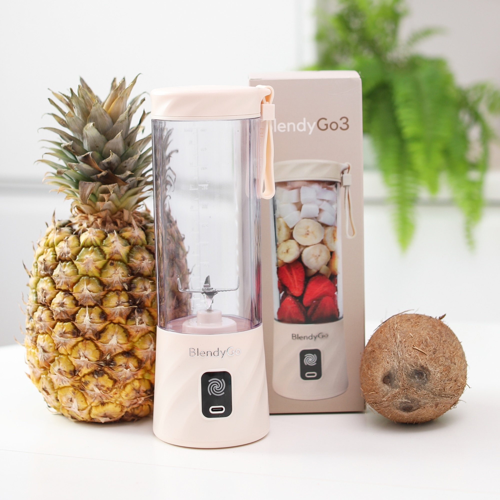Mini blender electric, Portabil, BlendyGo3, Incarcare Wireless, Compact ...