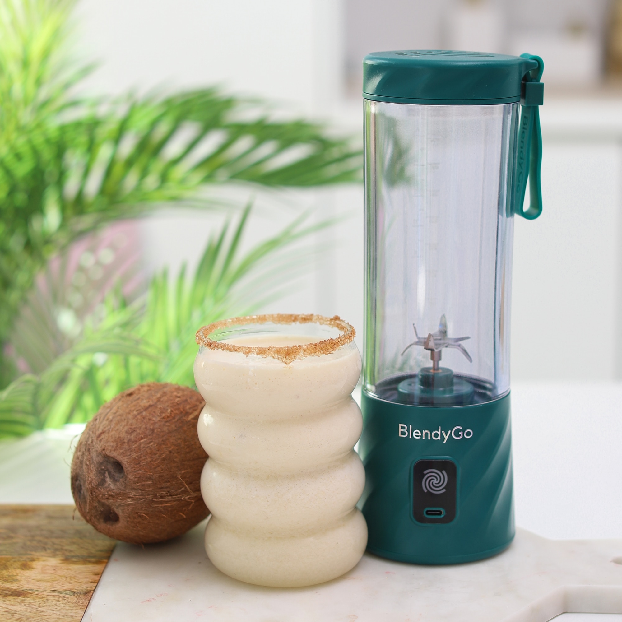 Mini blender electric, Portabil, BlendyGo3, Incarcare Wireless, Compact ...
