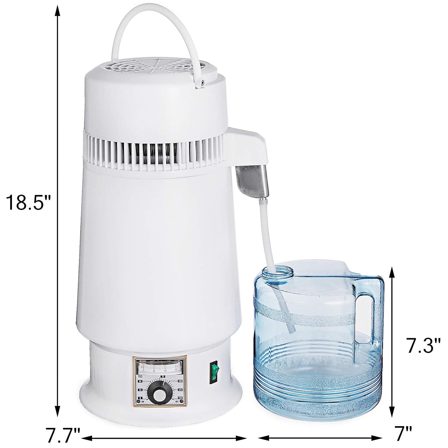 Distilator de apa, 4L, 750W, 220V, 2 L/H, otel inoxidabil, alb - eMAG.ro