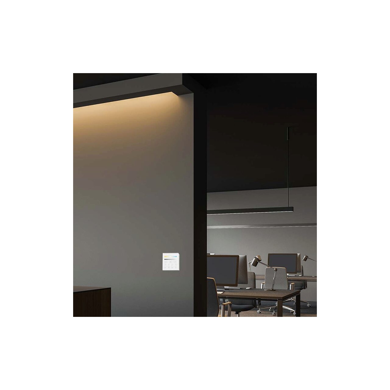 Контролер за RGB и бяла led лента, 4 x зони, 2 AAA батерии, Wi-Fi - eMAG.bg
