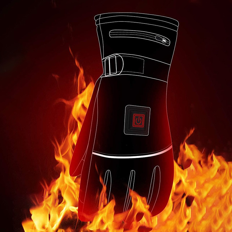 Manusi incalzire, 3 Trepte temperatura, USB, Negru, L - eMAG.ro