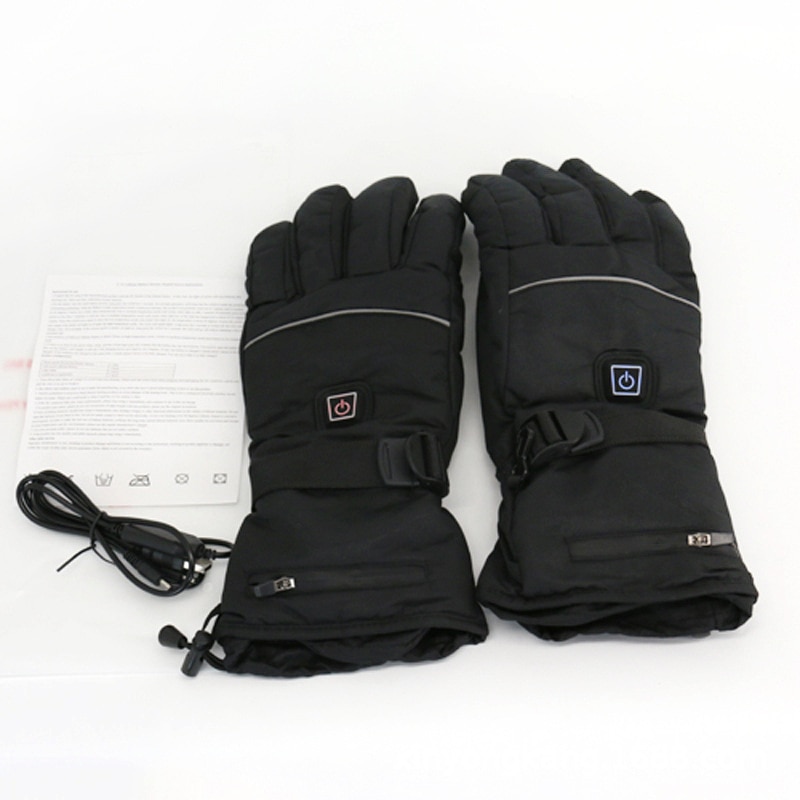 Manusi incalzire, 3 Trepte temperatura, USB, Negru, L - eMAG.ro