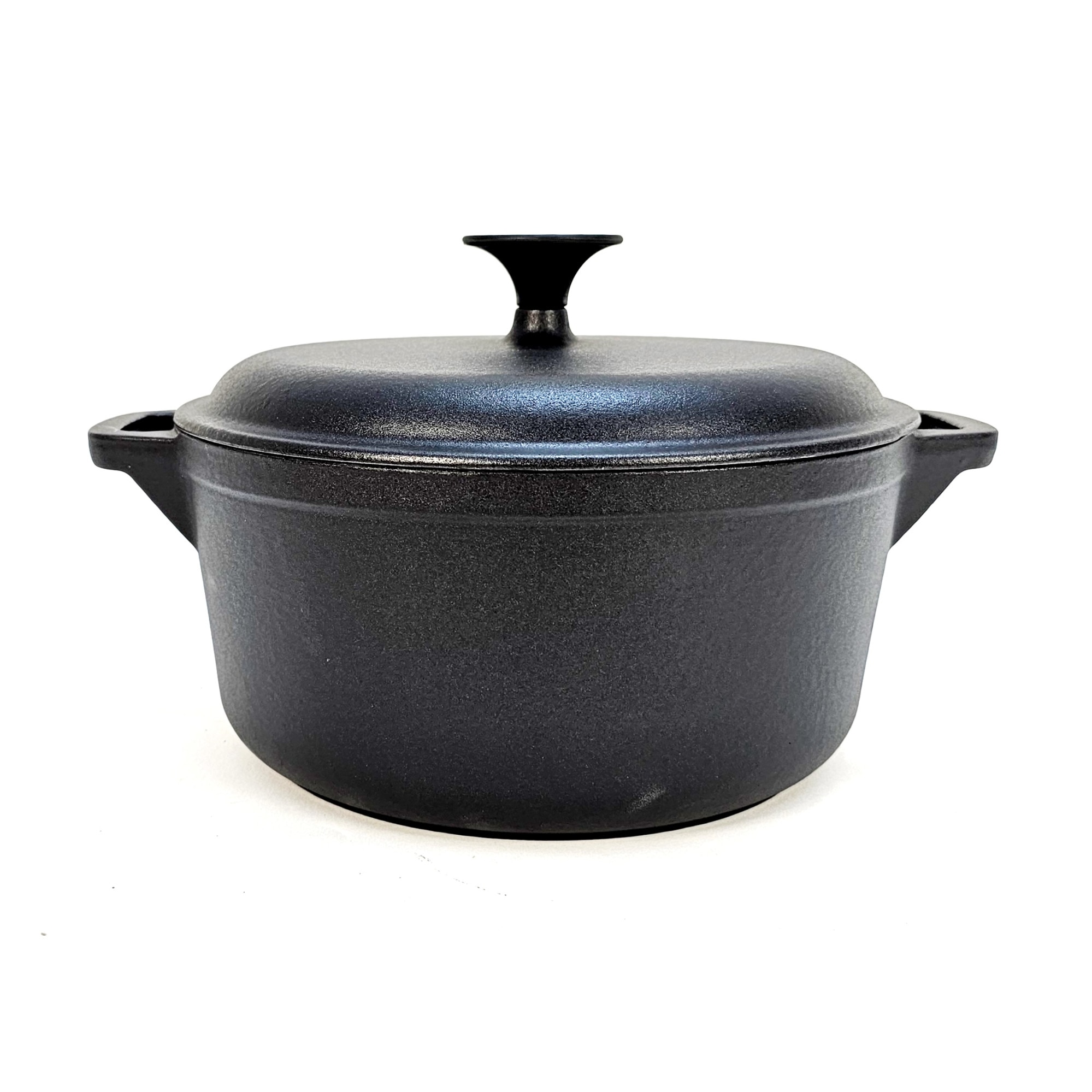 Oala din fonta, turnata, emailata, cu capac, capacitate 3.9 litri, 24 ...