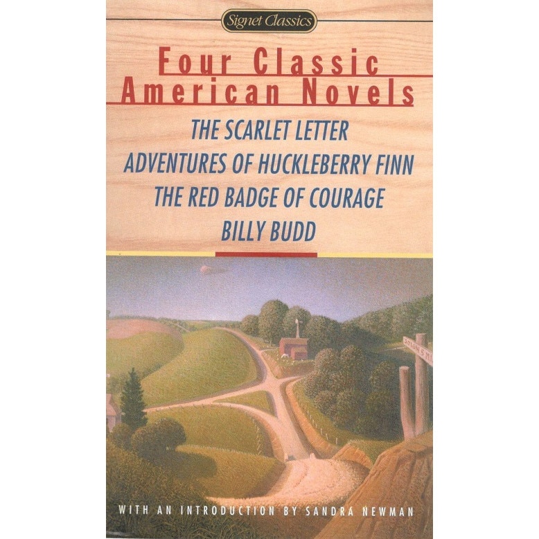Four Classic American Novels: The Scarlet Letter, Adventures of ...
