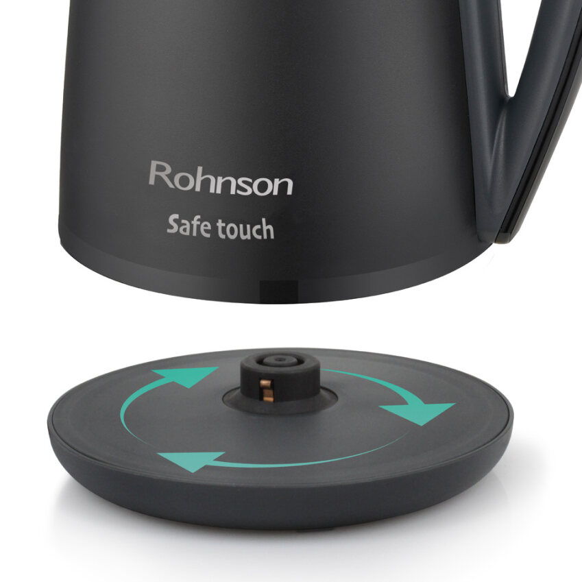 Fierbator electric Rohnson R7534D Safe Touch, 2200 W, 1, 7 L, 5 setari ...