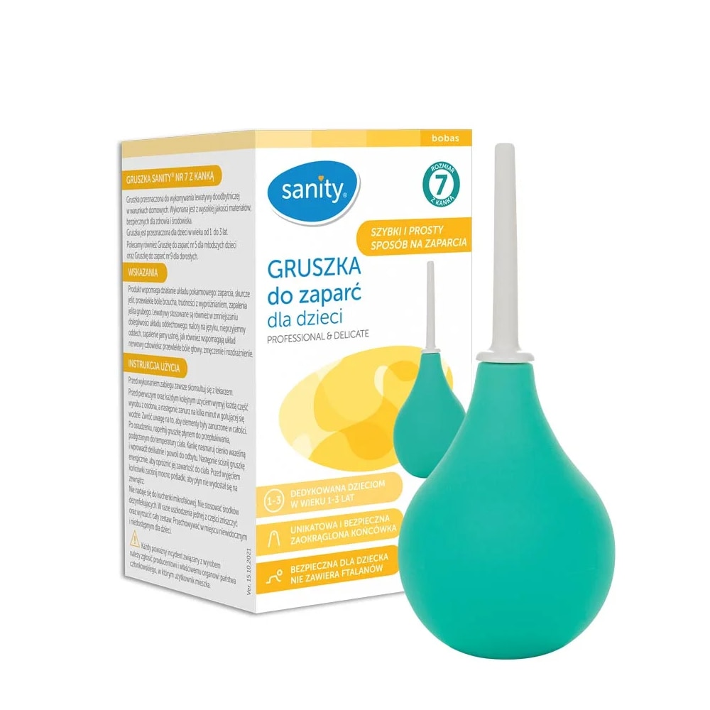 Para Sanity nr. 7 pentru irigare intestinala, din cauciuc, cu canula ...