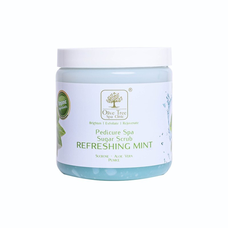 Peeling pentru picioare cu zahar, Sugar Scrub Refreshing Mint Olive ...