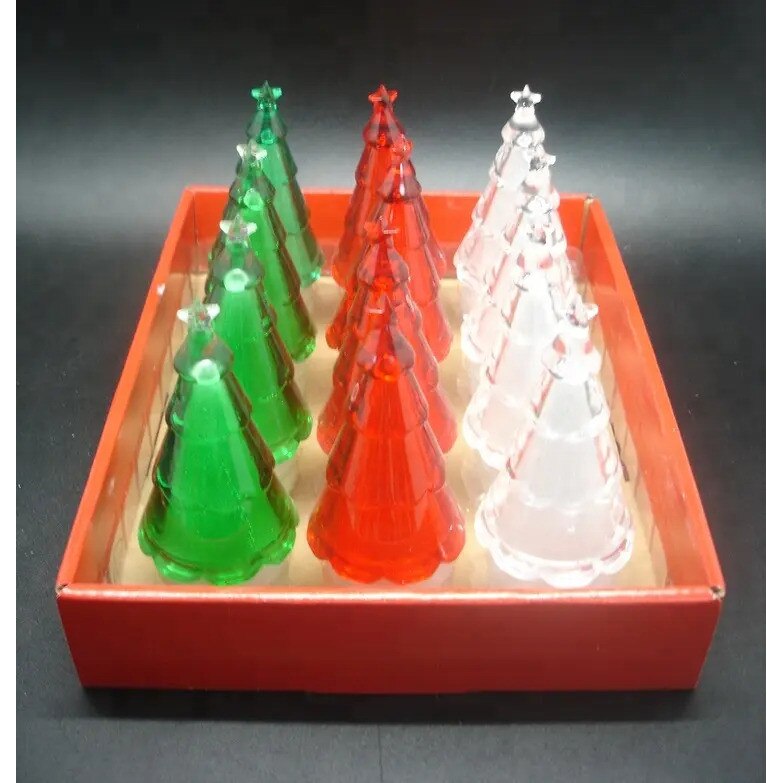 Set de 3 braduleti cu led Pom de Craciun Mini cu Stea Iluminata - eMAG.ro