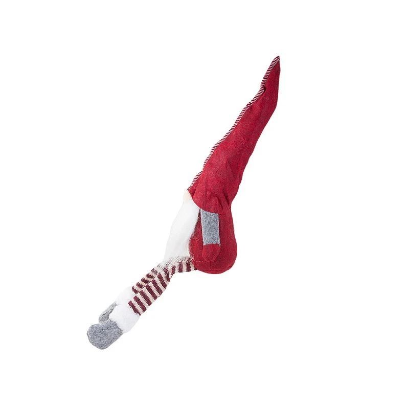 Elf decorativ 50 cm, PROCART, jucarie Craciun, material textil, rosu ...