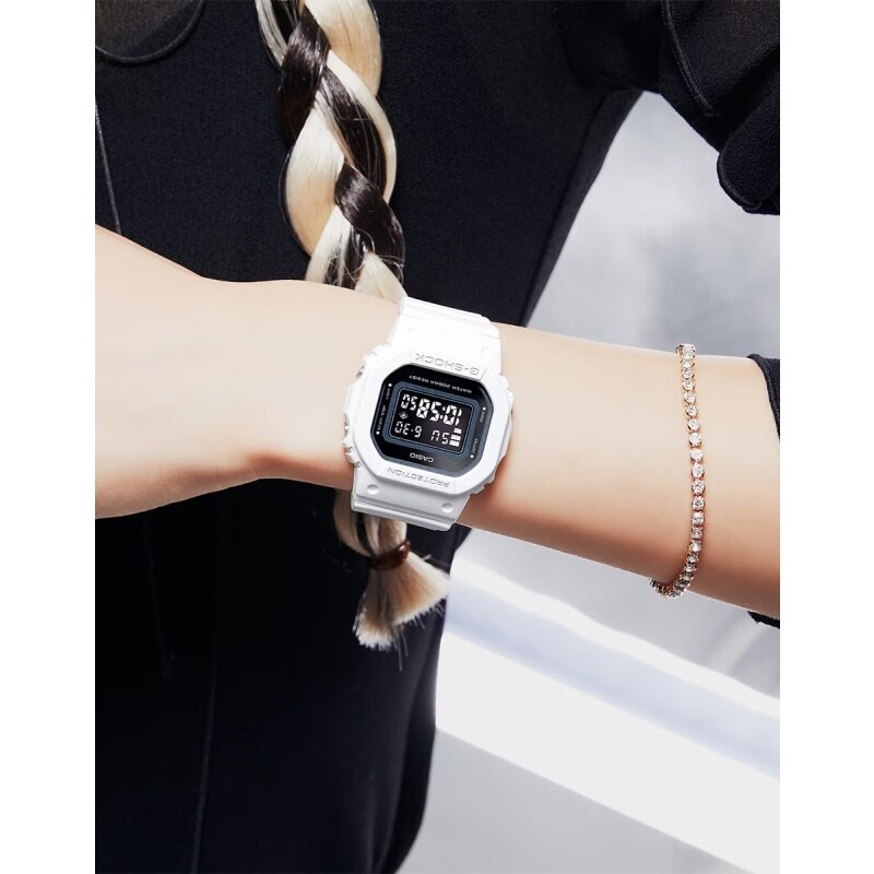 Ceas dama Casio GMD-S5600-7ER Quartz Alb - eMAG.ro