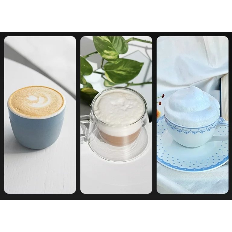 Mixer spuma de lapte, cappuccino cu motor puternic, negru ABYZ®™ - eMAG.ro