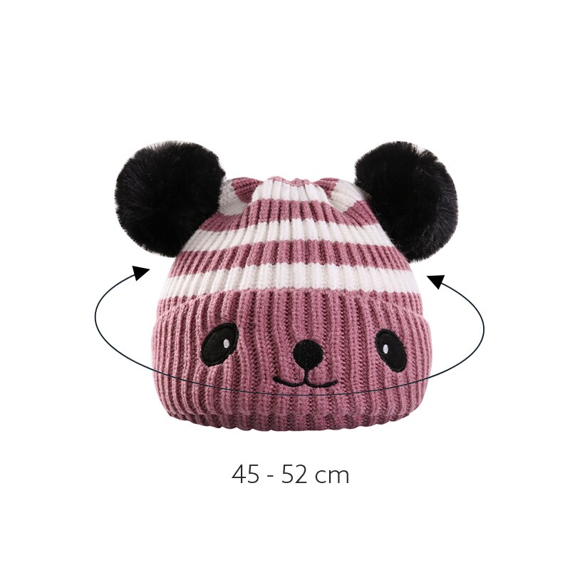 Caciula pentru copii, model cu urechiuse, ochisori si nasuc, tematica ...