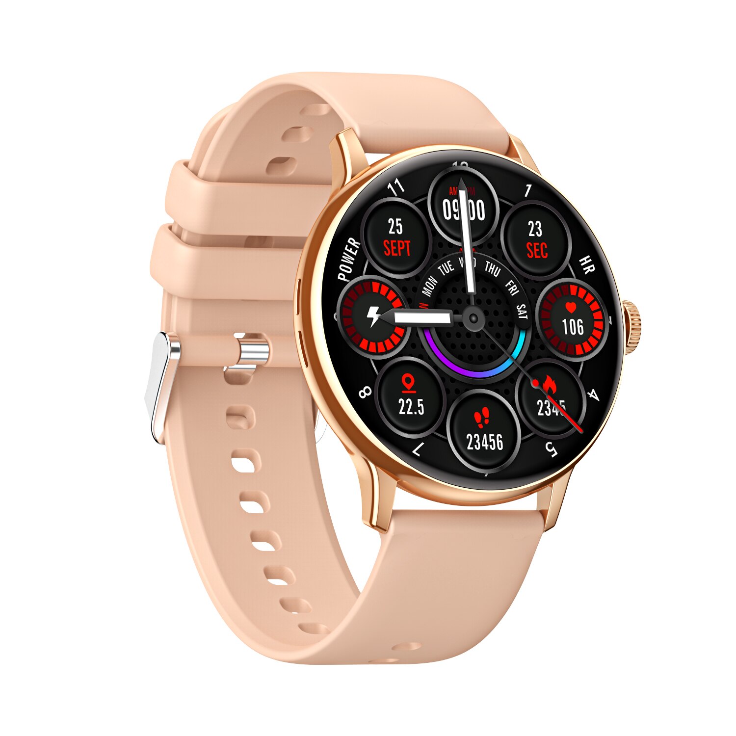 Ceas SmartWatch ISP LikeSmart™ Chic FiT, 1.43" AMOLED, Apel Bluetooth ...