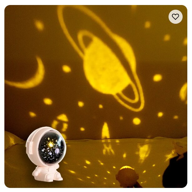 Lampa proiector portabila pentru copii, cu LED si melodii ...