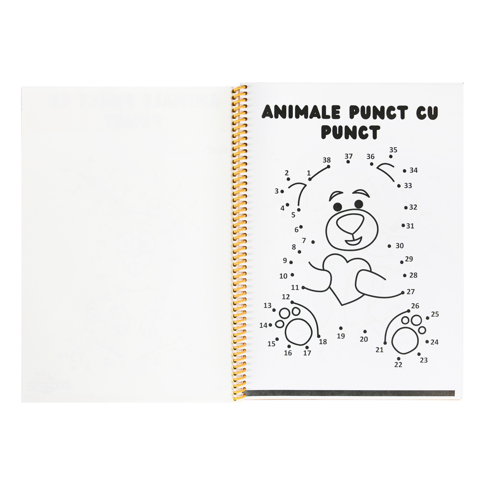 Carte de colorat si desenat, Animale punct cu punct, CopyBoom, 11 ...