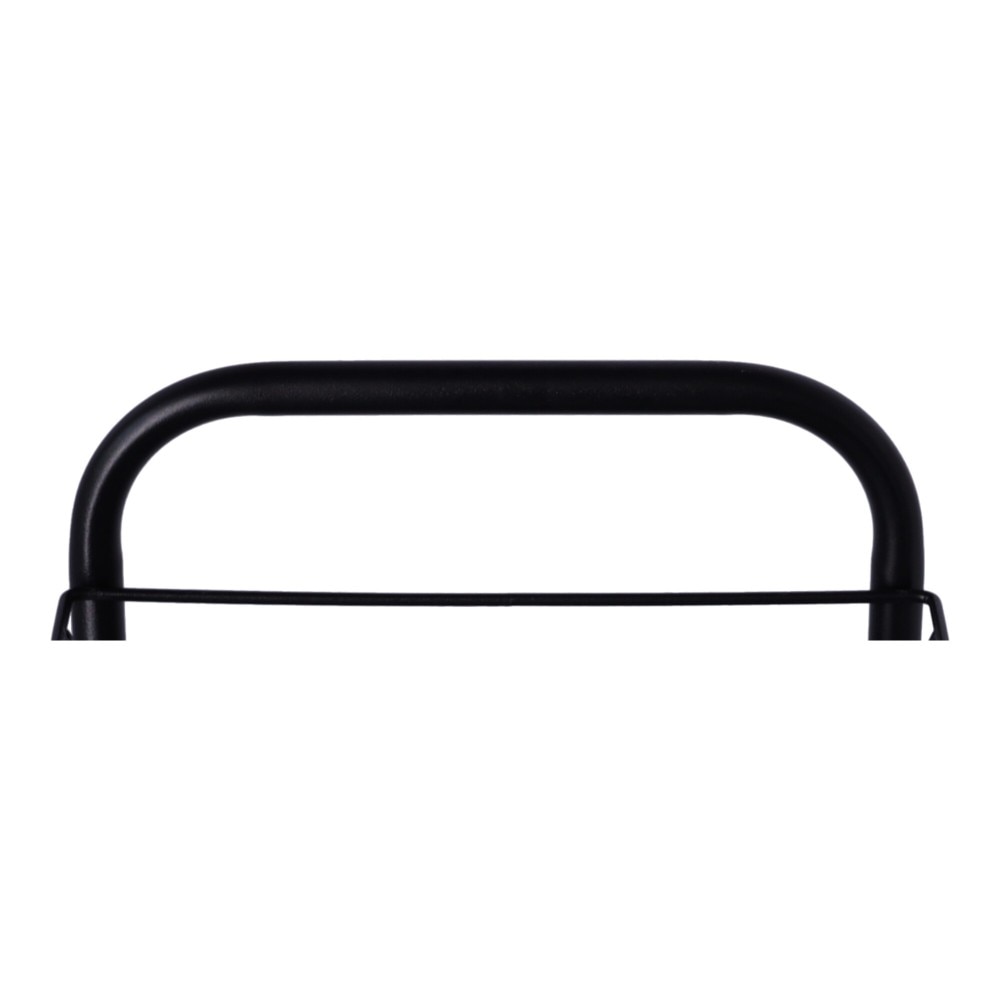 Raft multifunctional din metal pe roti, cu patru nivele, negru - eMAG.ro