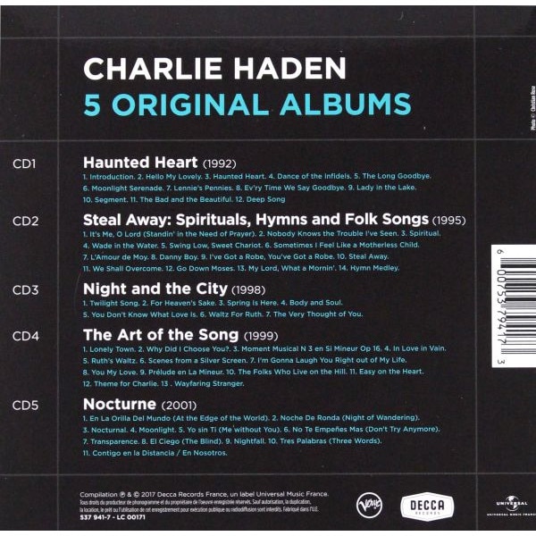 Charlie Haden: 5 Original Albums [5CD] - eMAG.bg