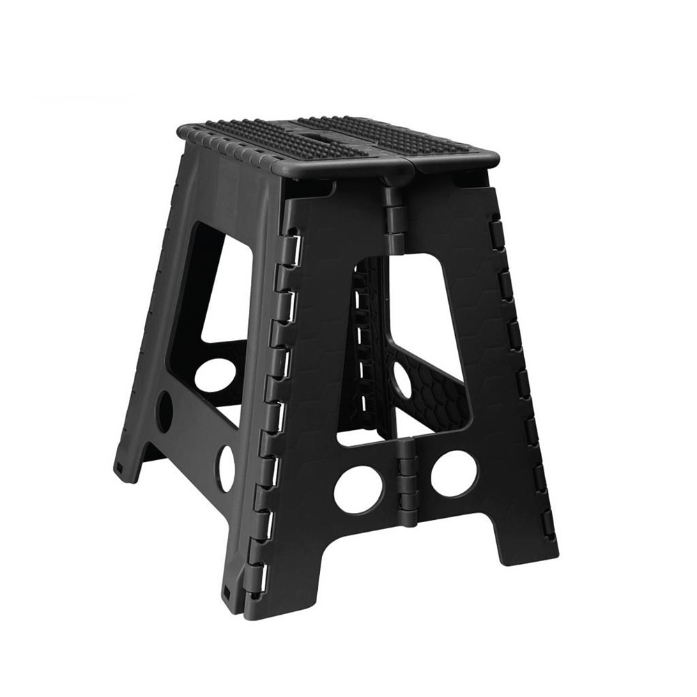 Scaun pliabil din plastic, 45 x 29 x 22 cm, negru, Vivo, 5153 - eMAG.ro