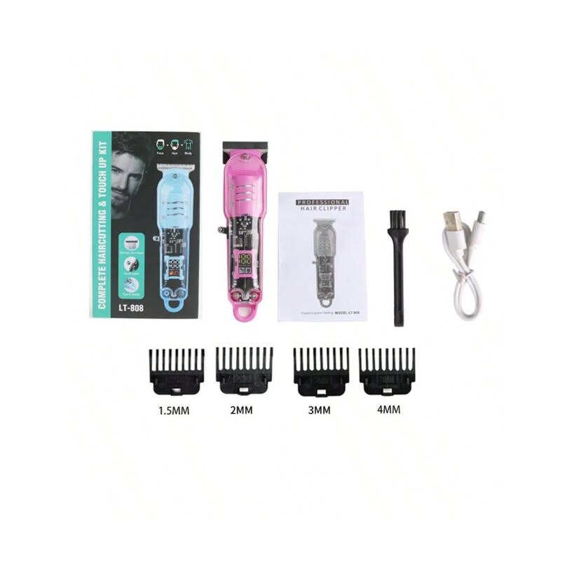 Masina de tuns par si barba fara fir Sumker cu afisaj LCD LT-808 - eMAG.ro