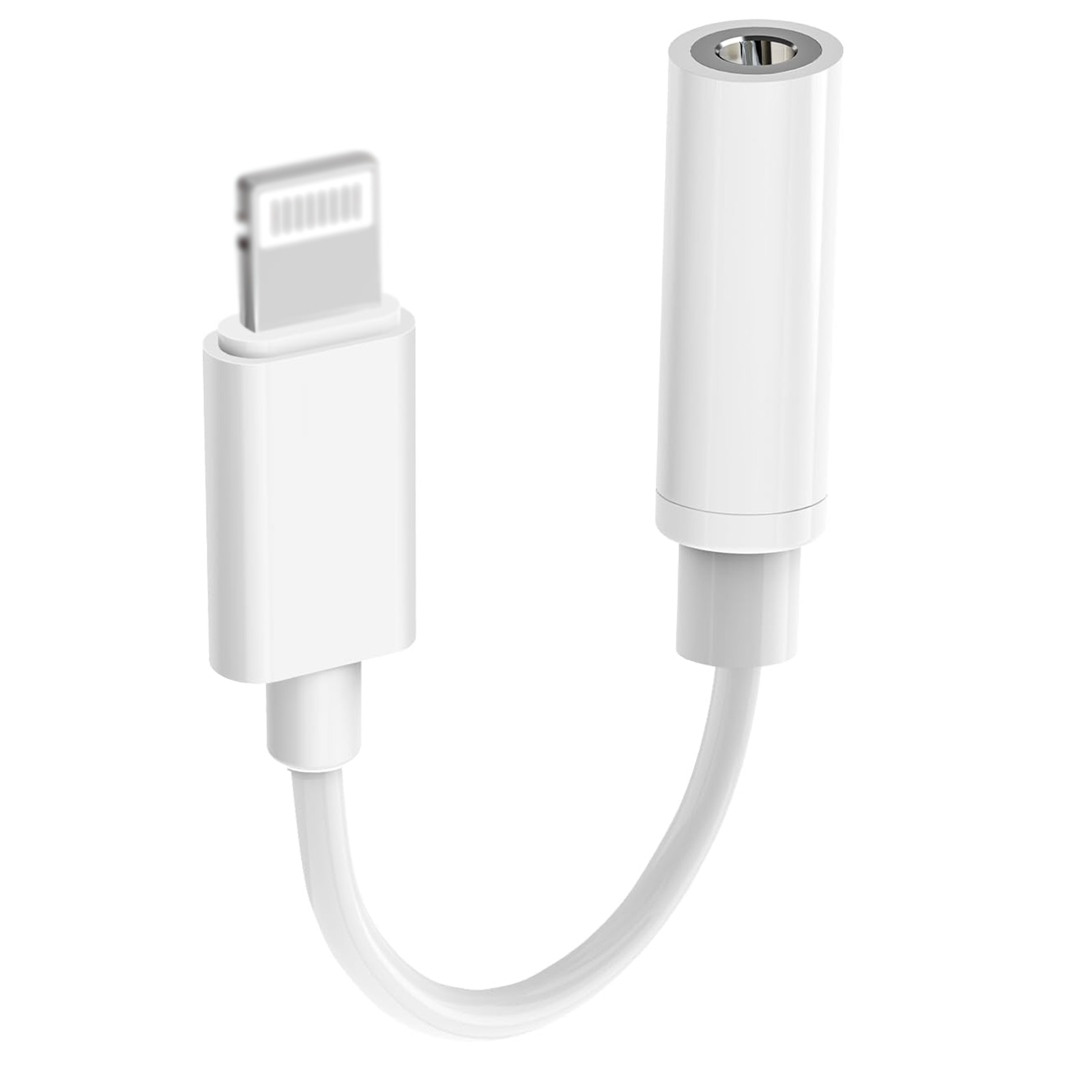 Adaptor pentru telefon, LNAISI, Lightning/Jack 3.5mm, Alb - eMAG.ro