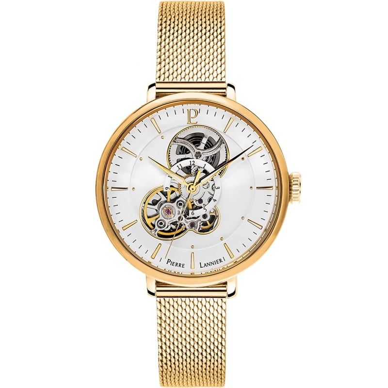 Ceas dama Pierre Lannier 349A502 Automatic Auriu - eMAG.ro