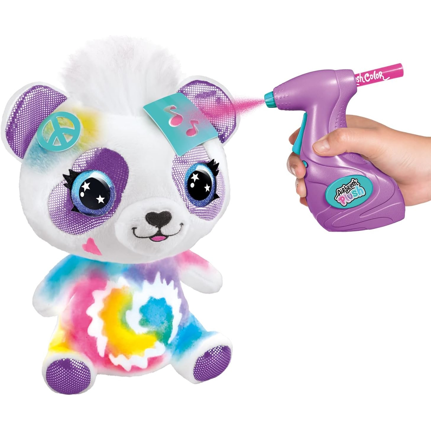 Set creativ, Canal Toys, Airbrush Plush, Panda - eMAG.ro