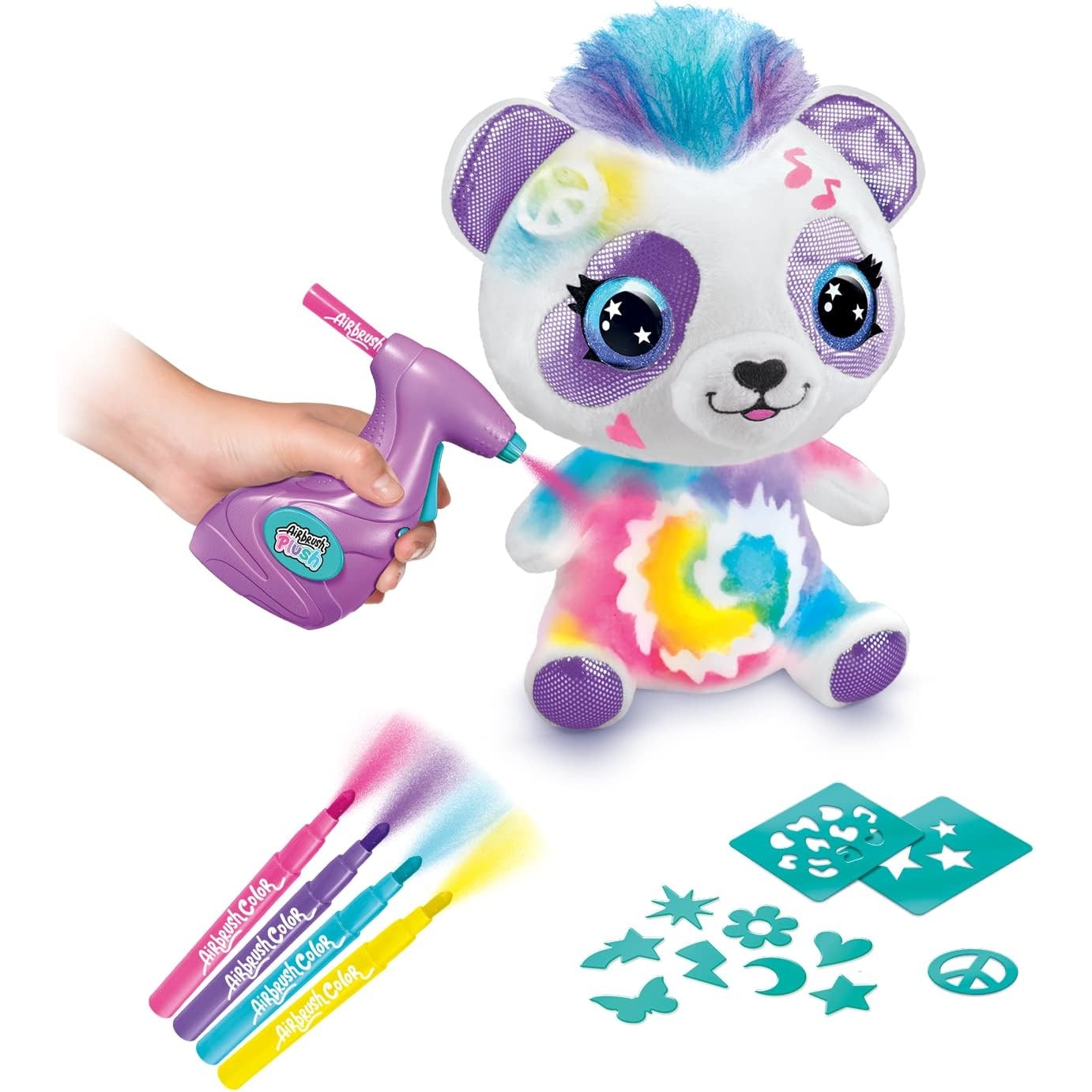 Set creativ, Canal Toys, Airbrush Plush, Panda - eMAG.ro