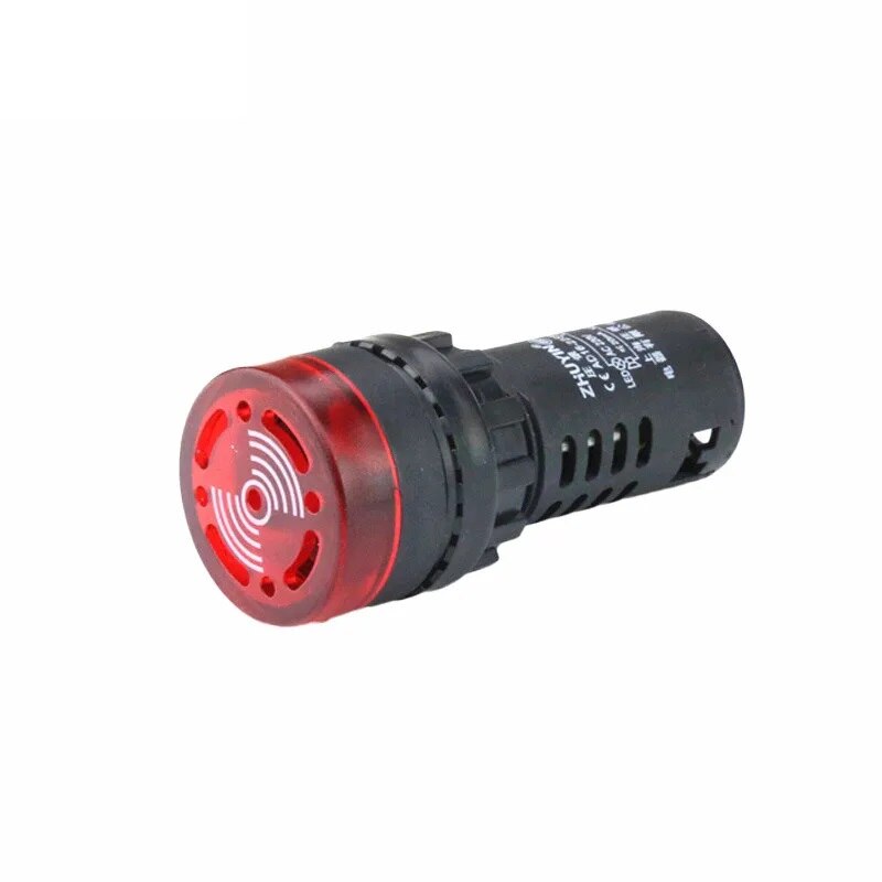 Buzzer cu Semnal Lumino-Auditiv cu Flash si LED, Rosu, 12V - eMAG.ro