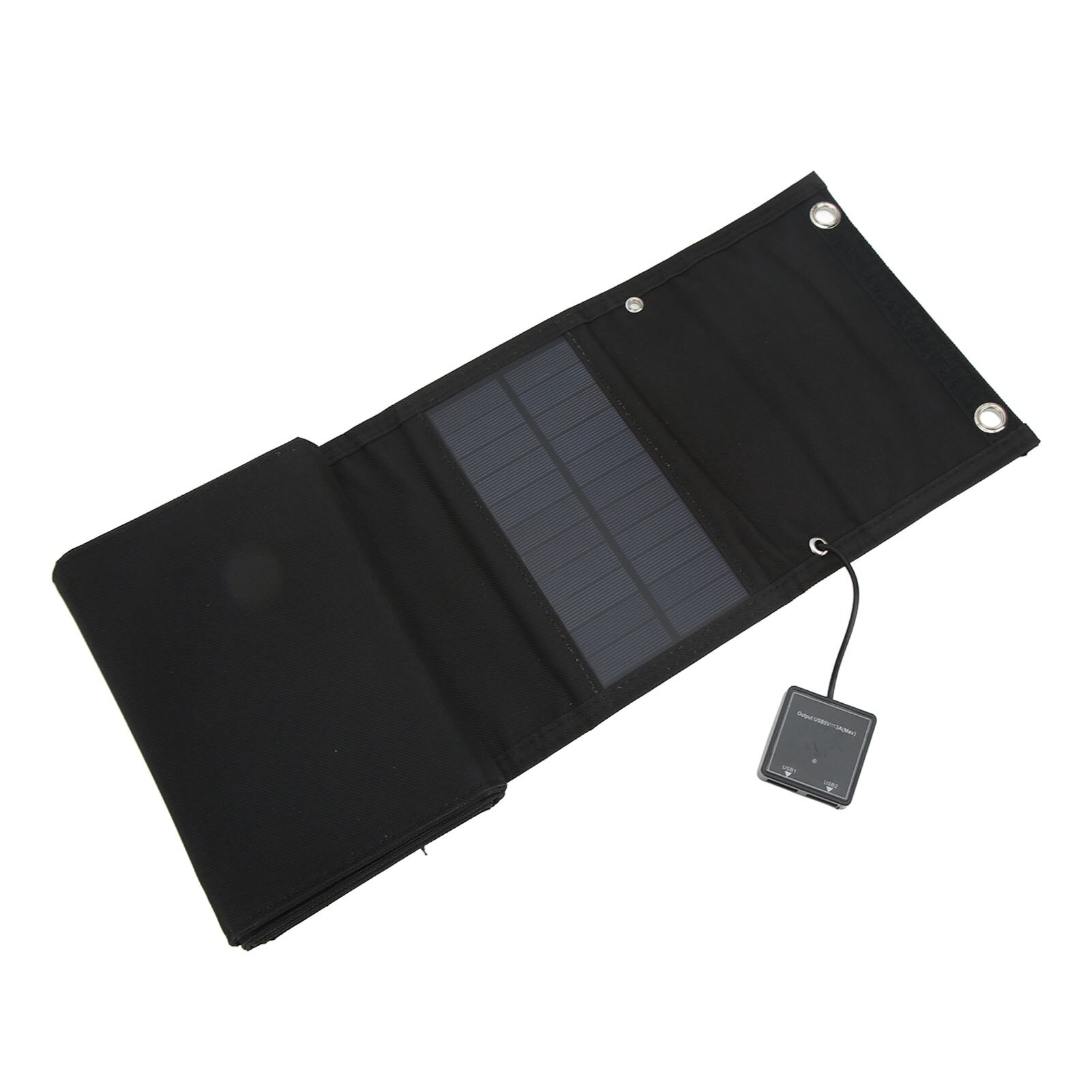 Kit panou solar pliabil KkvoGmle, 25W, 5V, USB, Negru - eMAG.ro