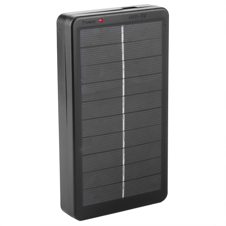 Mini incarcator portabil multifunctional cu panou solar de 5V, KkvoGmle ...